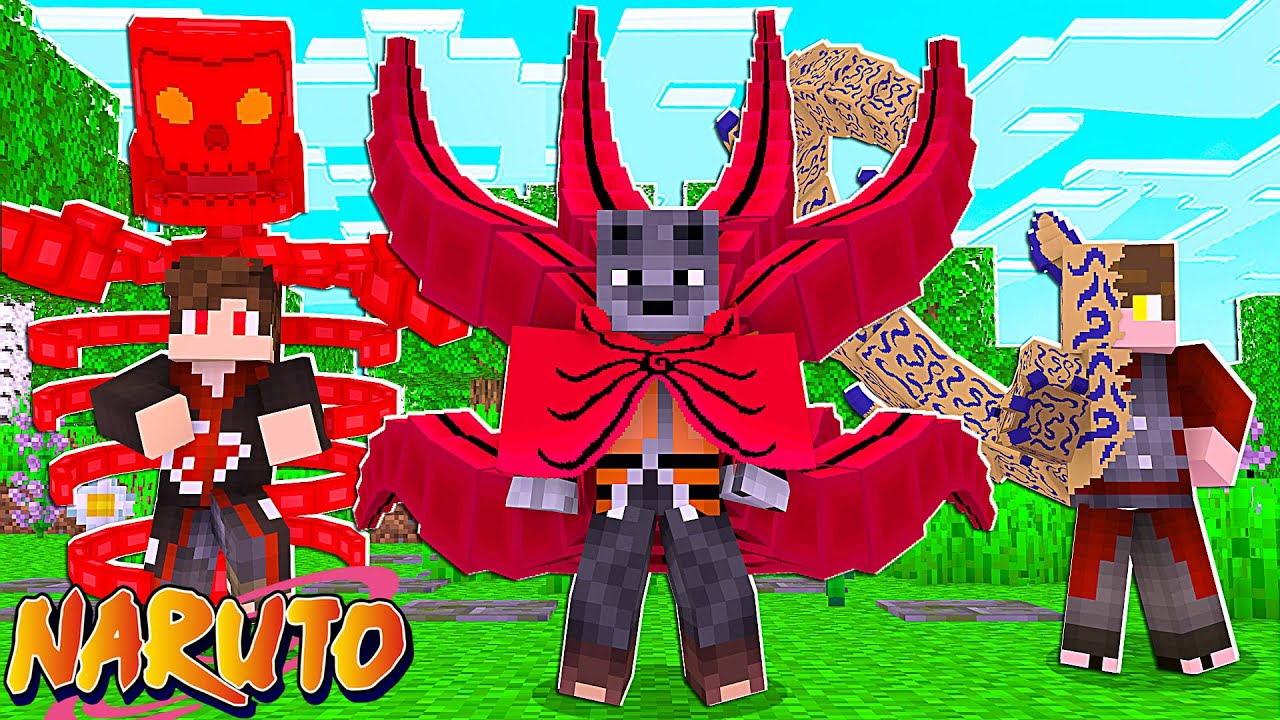 Minecraft - NARUTO CRAFT #1 - O NOVO MODO KURAMA NA NOVA ADDON DE ...