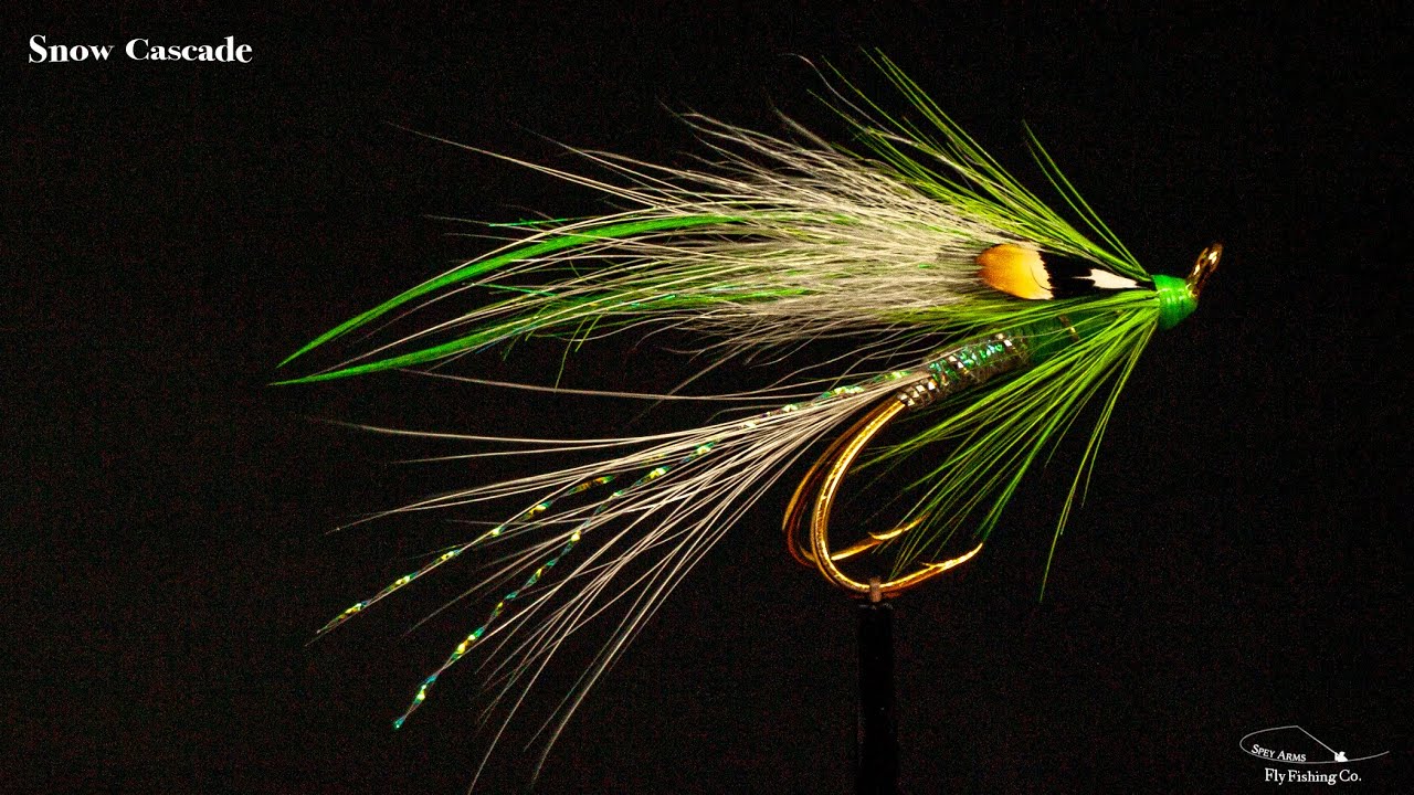 Snow Cascade salmon fly - spring - YouTube