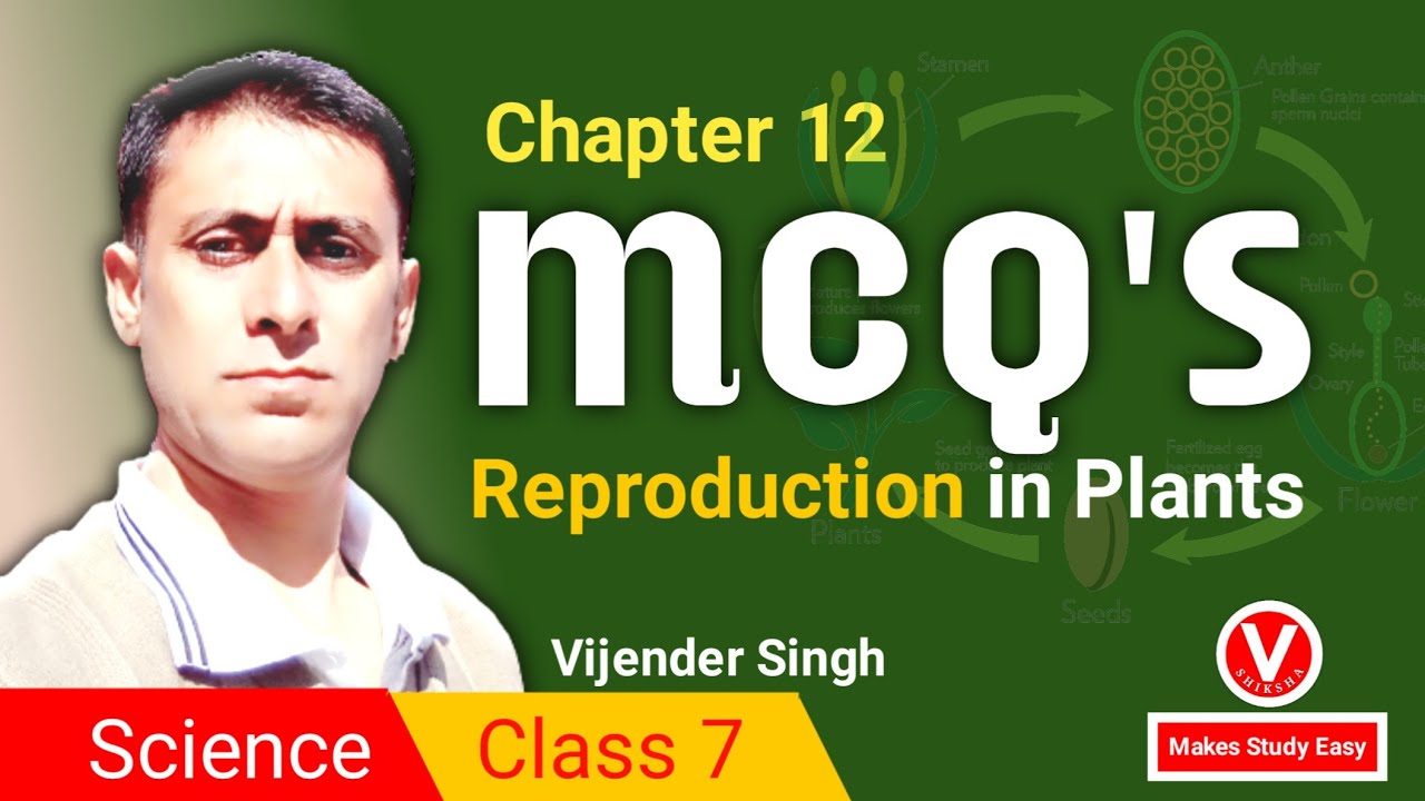 Reproduction in Plants mcq | Class 7 | V Shiksha Mcq | Science Chapter ...