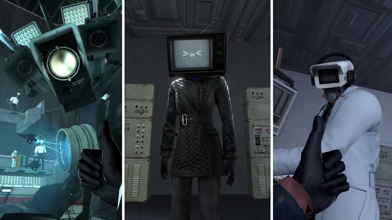 All BASE CAMERA scenes (23-76) | SKIBIDI TOILET - YouTube