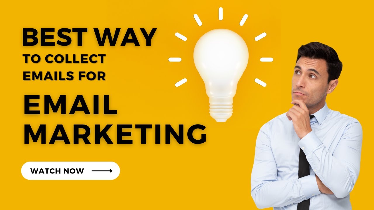 Best trick to collect emails for Email Marketing || Lesson. 3 || Email ...