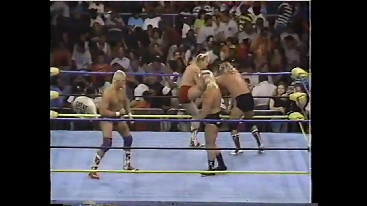 Barry Windham & Dustin Rhodes vs Greg Valentine & Dick Slater Worldwide ...