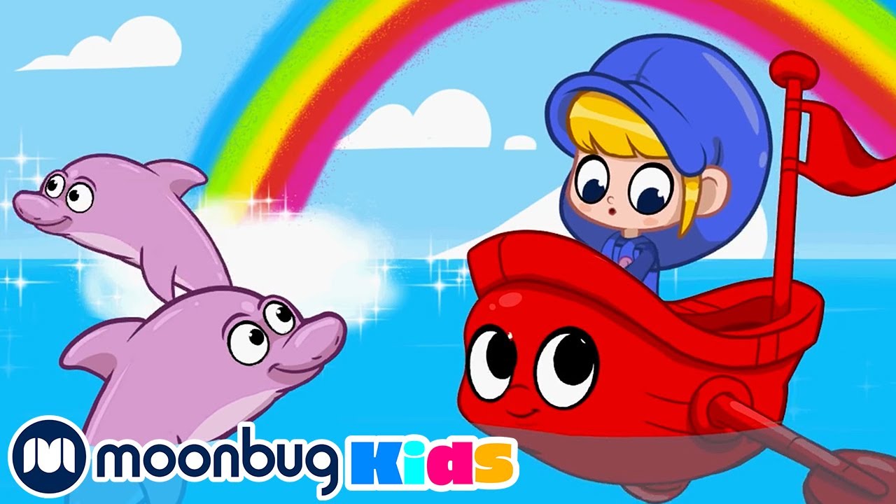 Morphle | Row Row Row Your Boat - Learn | ABC 123 Moonbug Kids | Fun ...