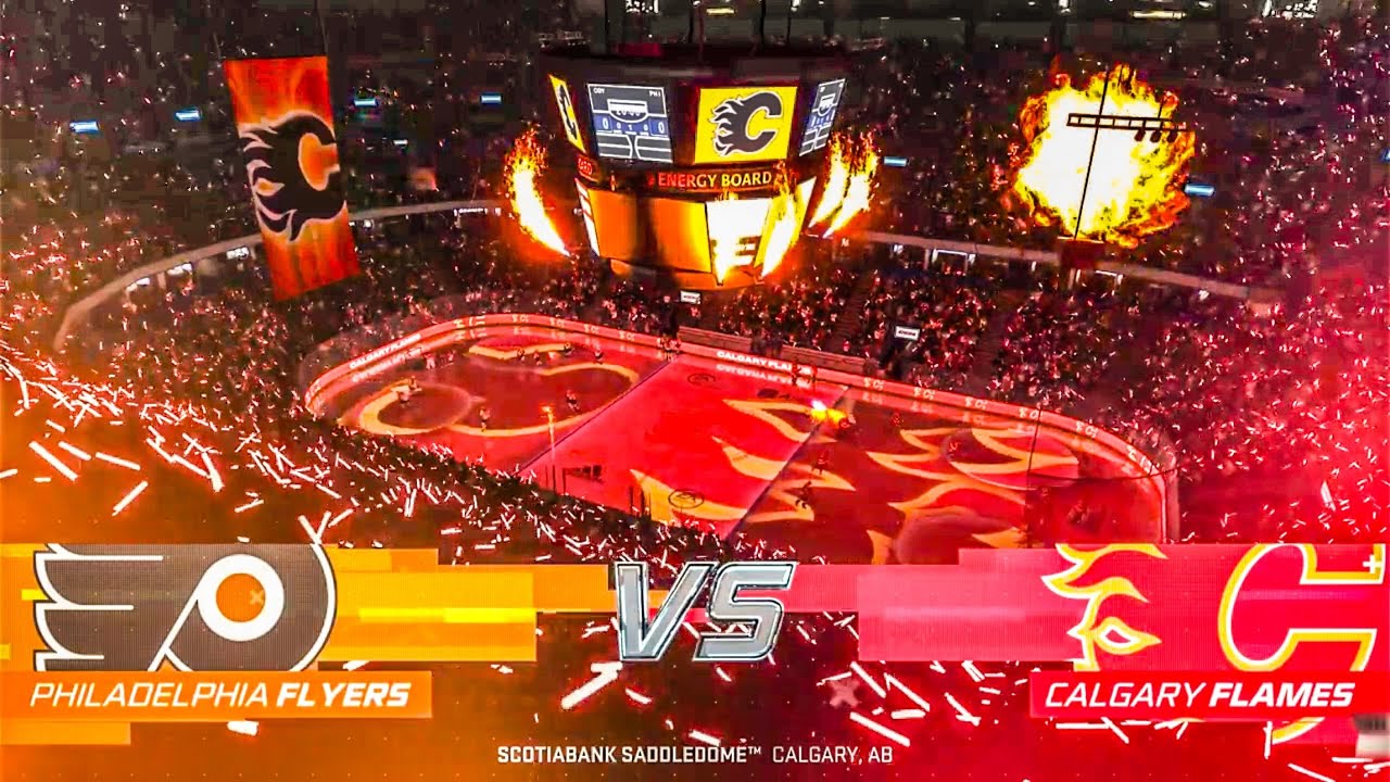 Philadelphia Flyers vs Calgary Flames 12/31/2023 NHL 24 Gameplay - YouTube