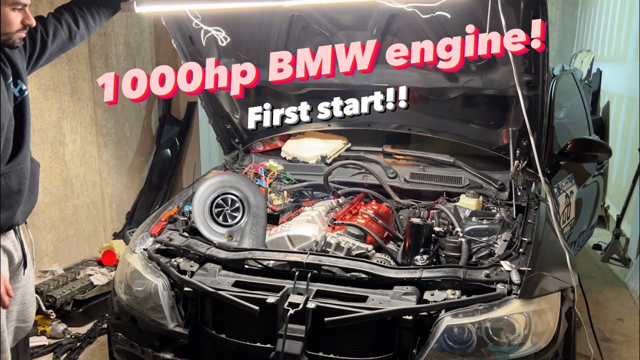 First start on my FULLY BUILT BMW 335i (standalone ecu) - YouTube
