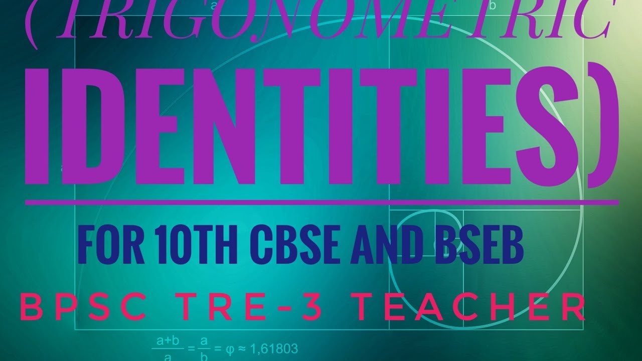 TRIGONOMETRIC IDENTITIES (PART 1) ,,(ex -8.4) ncert solutions #om vector classes - YouTube