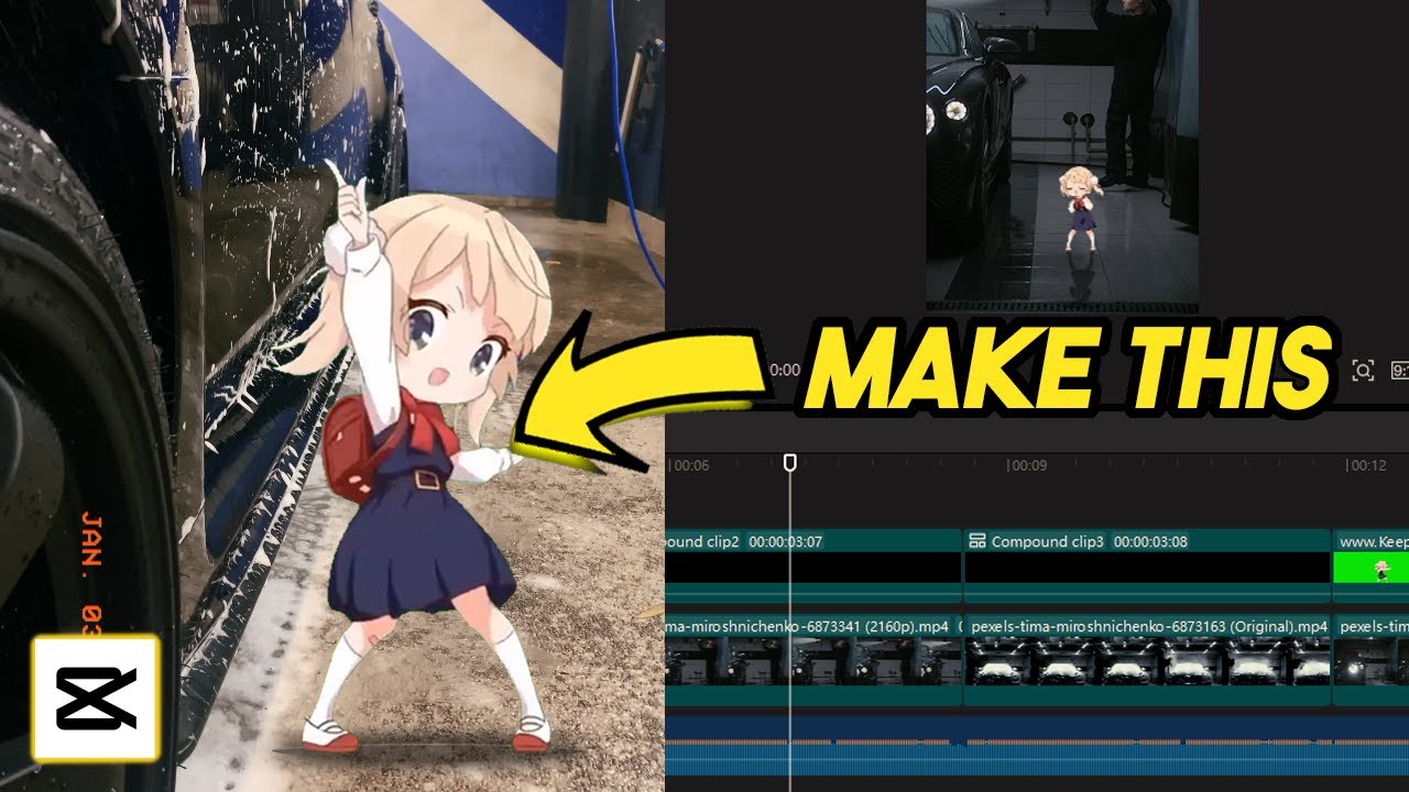 9mm Anime Car Edit - Capcut Tutorial - YouTube