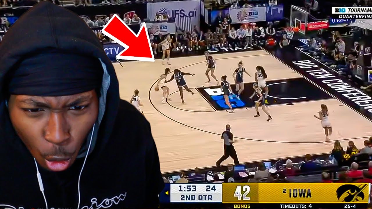 CAITLIN BREAKS RECORD! Iowa vs. Penn State 2024 B1G Women's Basketball Tournament Reaction - YouTube