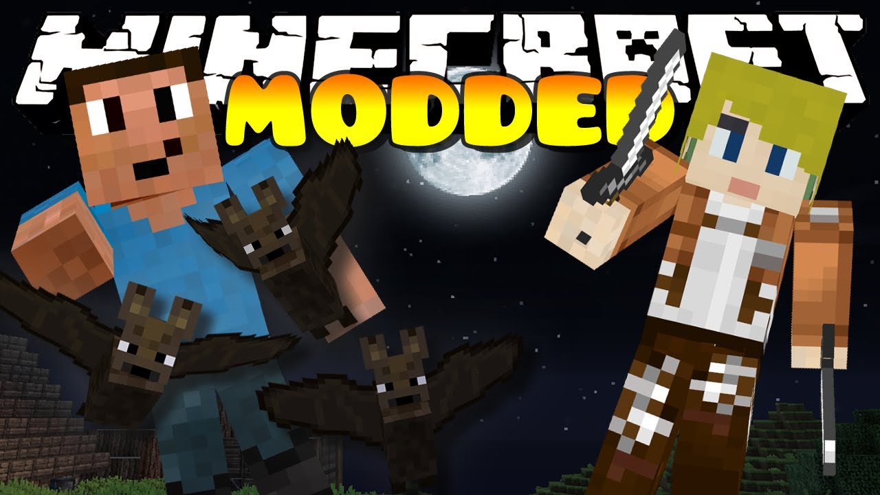 OUR PET BATS! Minecraft Modded Ep. 50 - YouTube