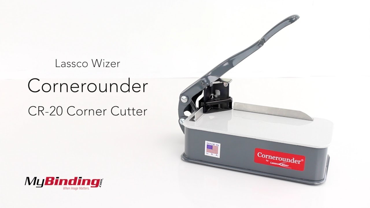 Lassco Wizer Cornerounder CR-20 Corner Cutter - YouTube