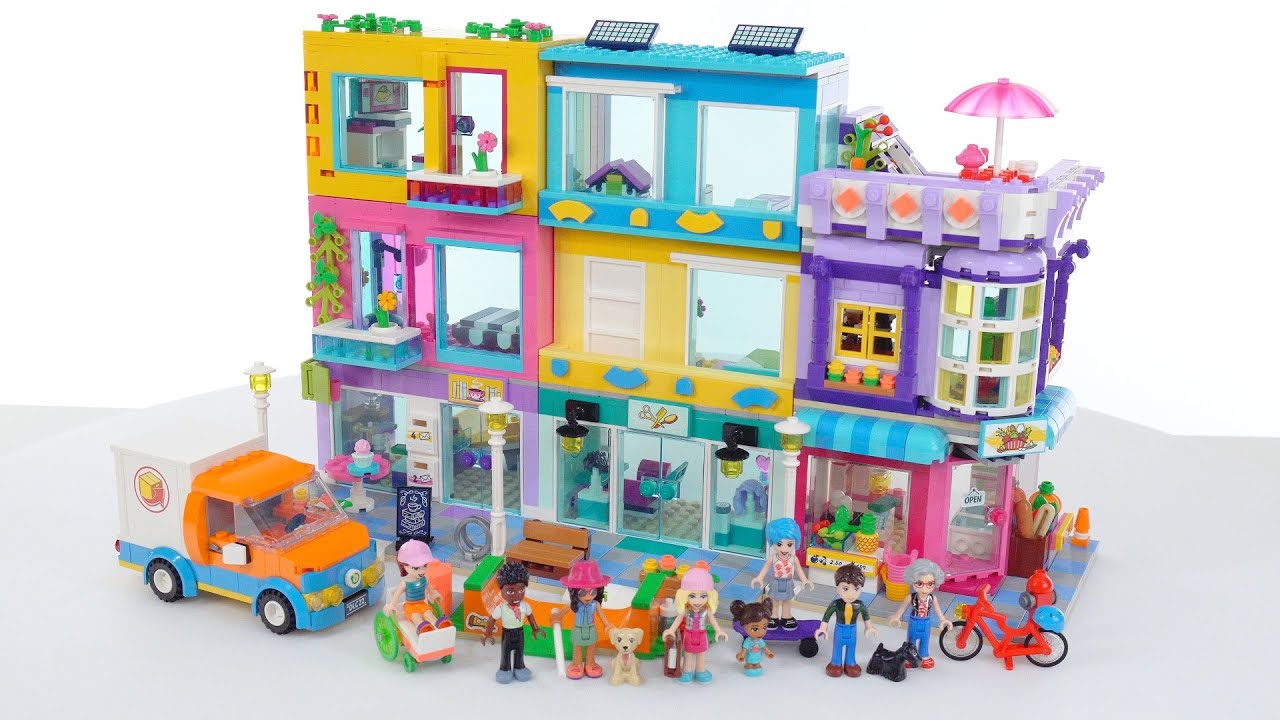 LEGO Friends Main Street Building 41704 review! - YouTube