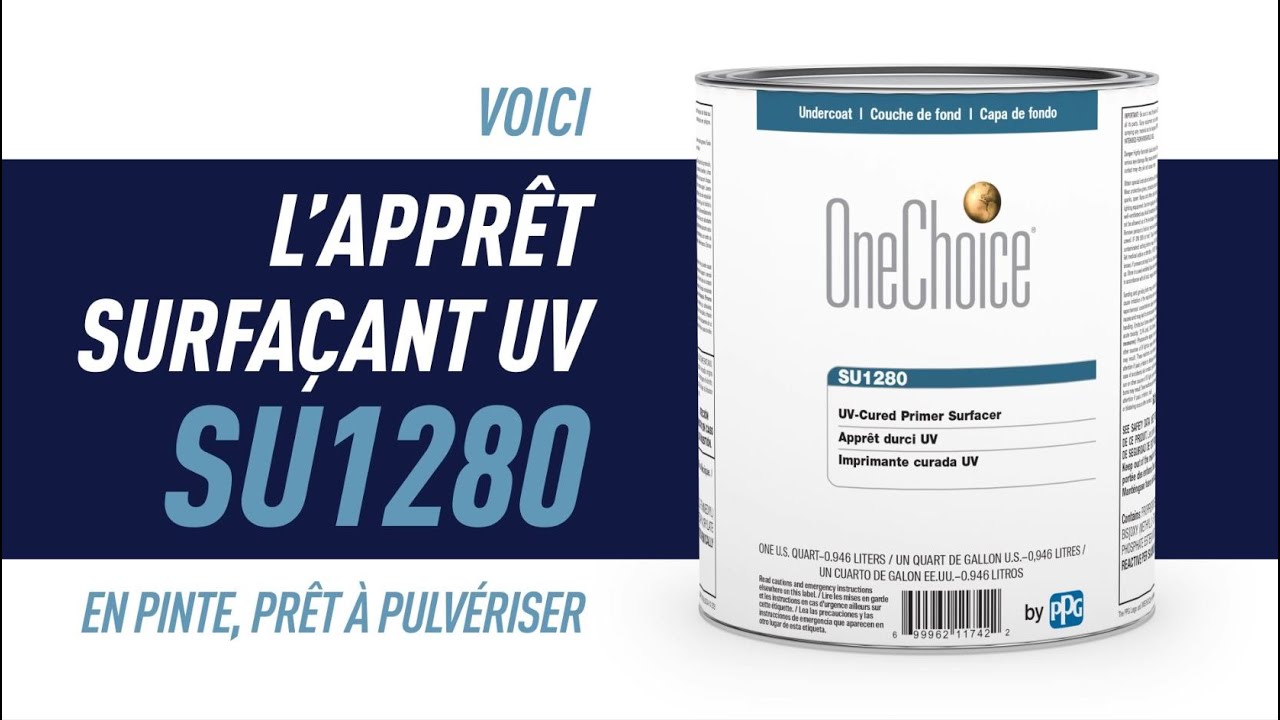 PPG OneChoice® UV Primer SU1280 (French) - YouTube