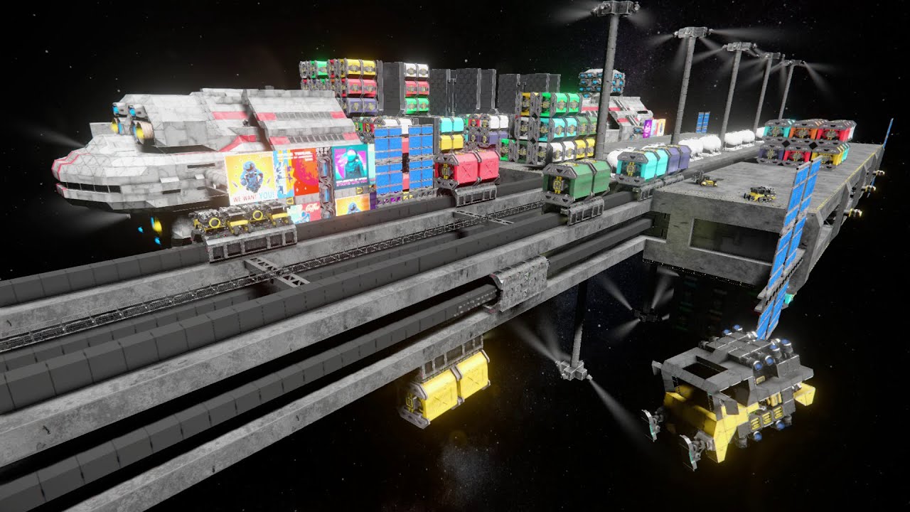 Space Engineers | Cargo Platform - YouTube