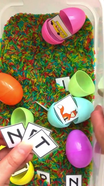 Spelling CVC WORDS Activity - EASTER Literacy FREEBIE! - SENSORY BIN ...
