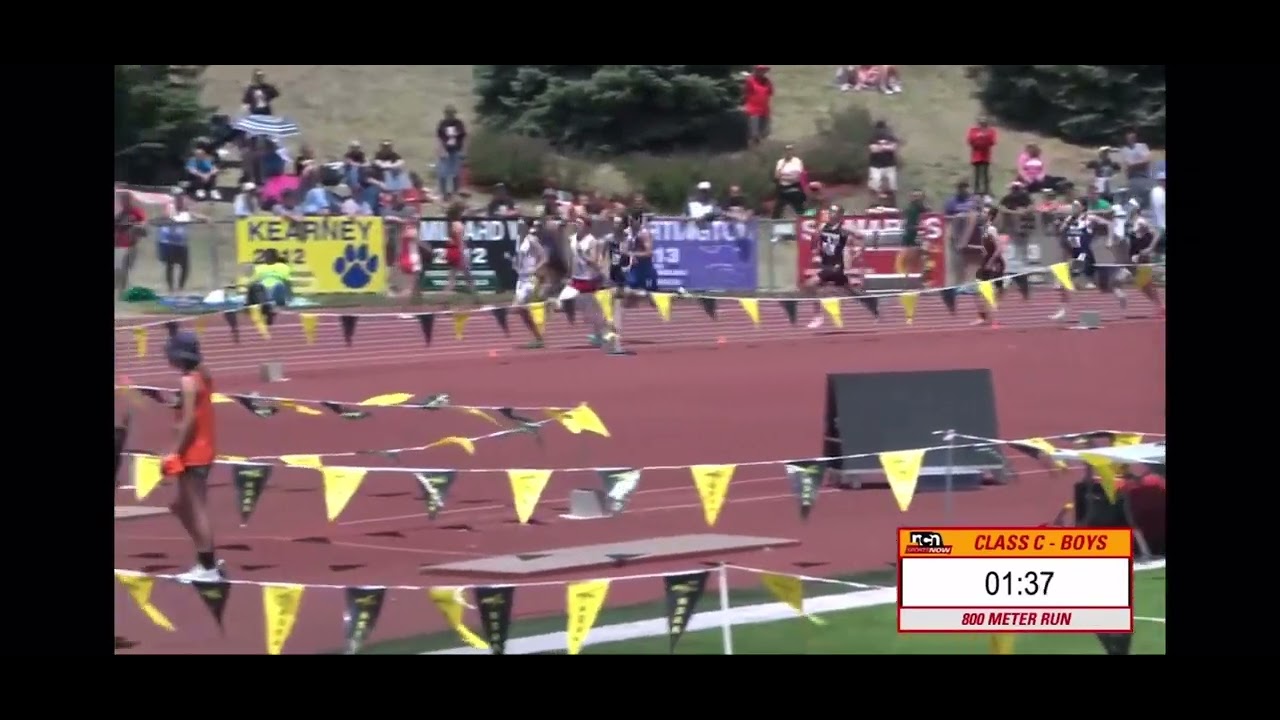 Logan Lebo Nebraska State Track 800m - YouTube