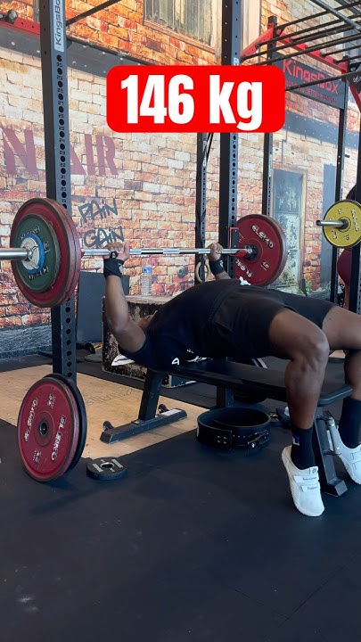146 kg développé couché Last warm up 💪#shorts #forceathletique #powerliftingprogram - YouTube