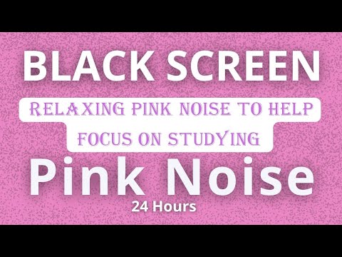 RELAXING PINK NOISE TO HELP FOCUS ON STUDYING│ PINK NOISE FOR SLEEPING