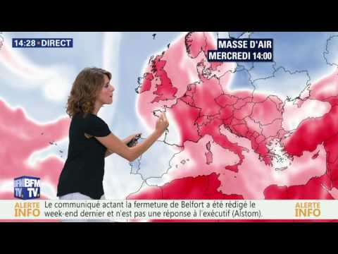 LA METEO de FANNY AGOSTINI le 2016 09 13 sur BFM TV