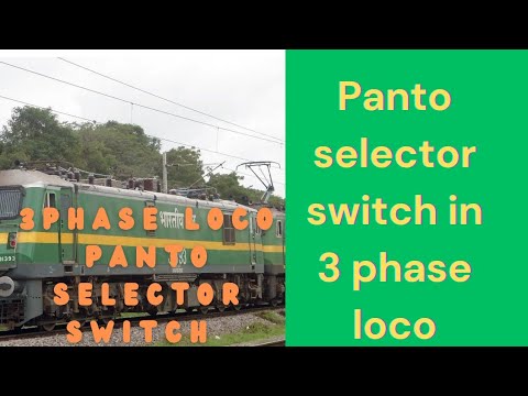 PANTO SELECTOR SWITCH IN 3-Phase-Loco || - YouTube