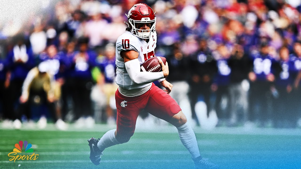 Washington State QB John Mateer dominant vs. Washington | COLLEGE ...