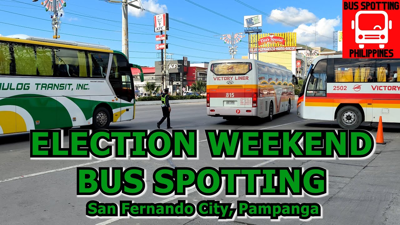 VICTORY LINER & GENESIS TRANSPORT PAMPANGA TERMINAL SPOTTING - YouTube