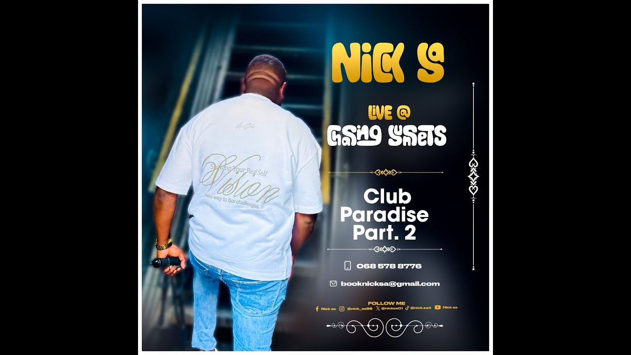 Nick SA LIVE at Chasing Sunset Mix 2 l Club Paradise - YouTube