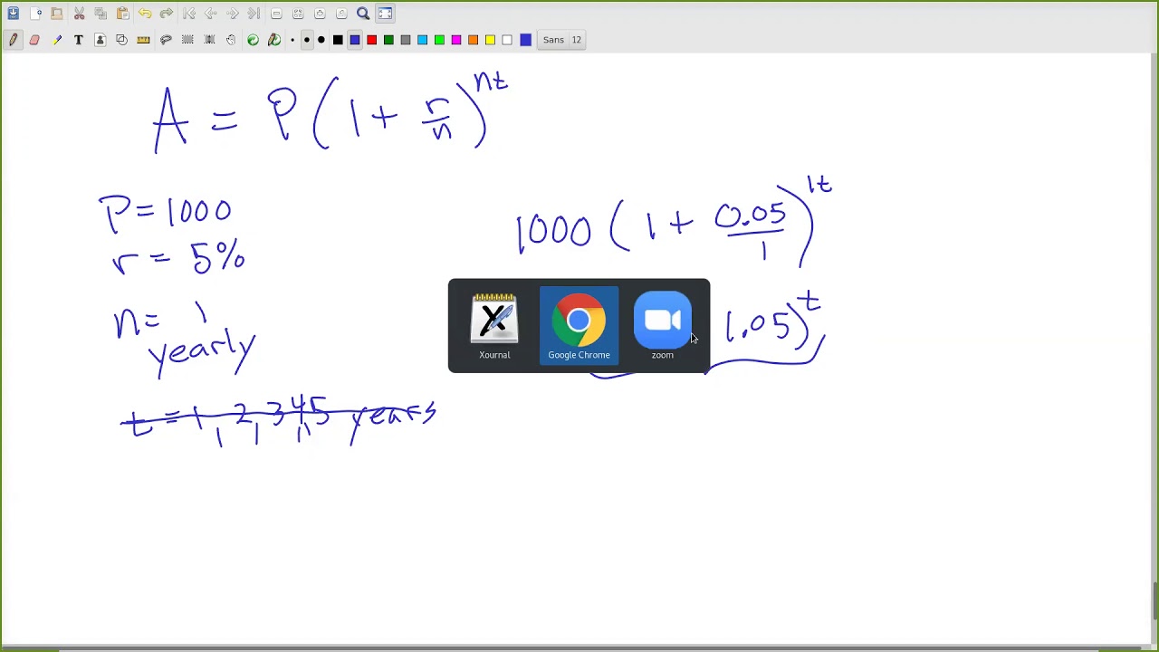 quant lit 2 simple vs compound interest - YouTube