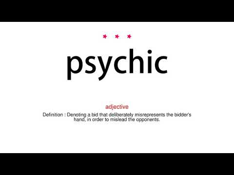 How to pronounce psychic - Vocab Today - YouTube