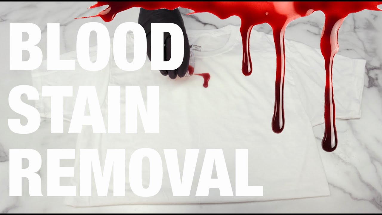 How To Remove A Blood Stain - Blood Stain Cleaning Tips - YouTube