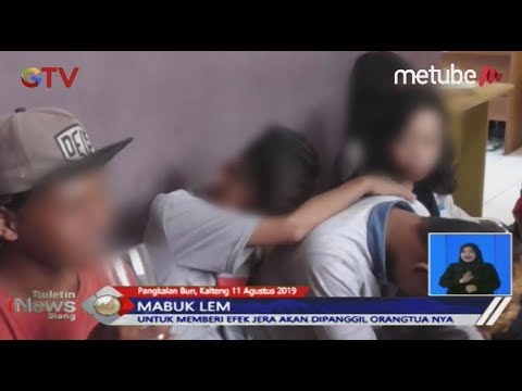 Miris! 5 Anak di Bawah Umur Ditangkap saat Mabuk Lem di Pangkalan Bun - BIS 12/08