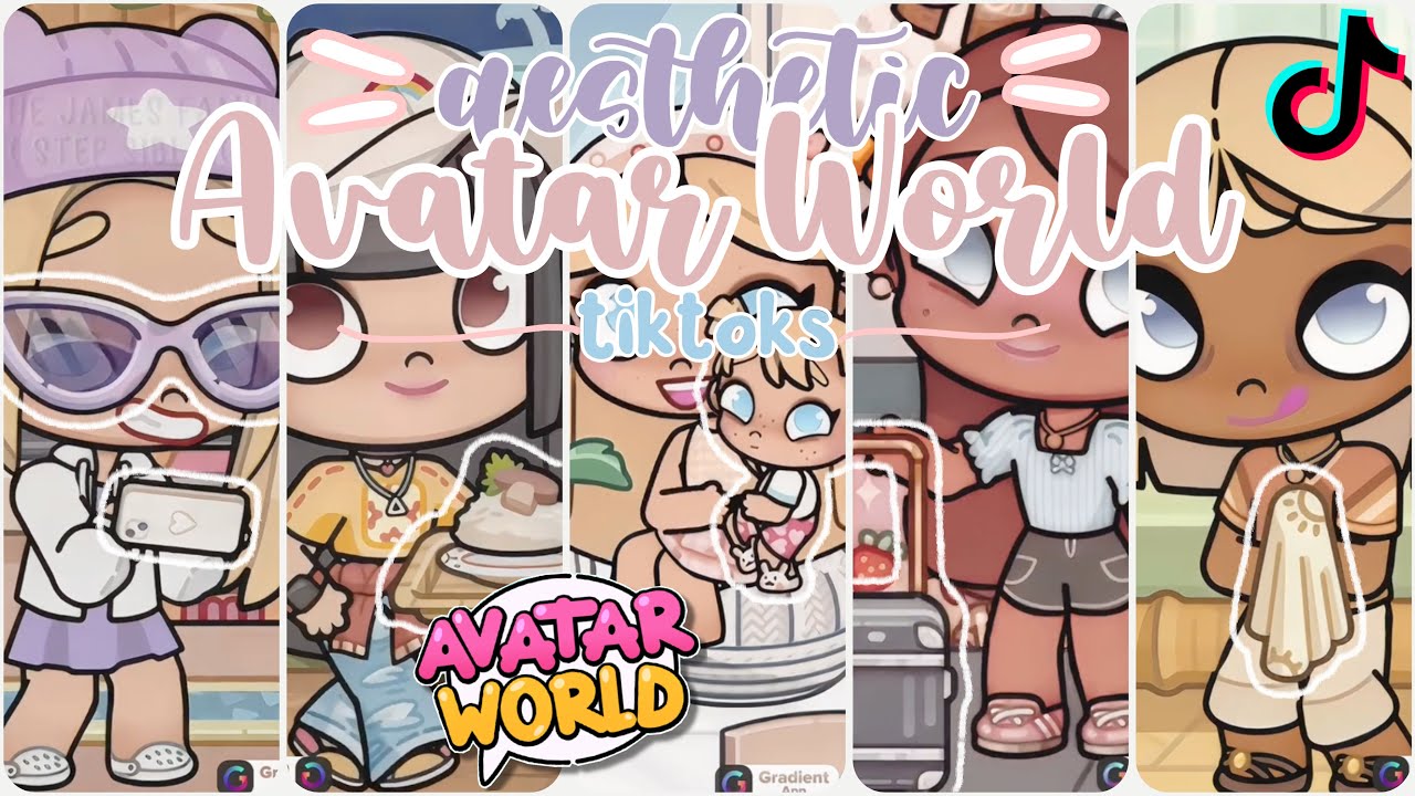 🦩45 minutes of Aesthetic Avatar World (routines, roleplay, cooking etc ...