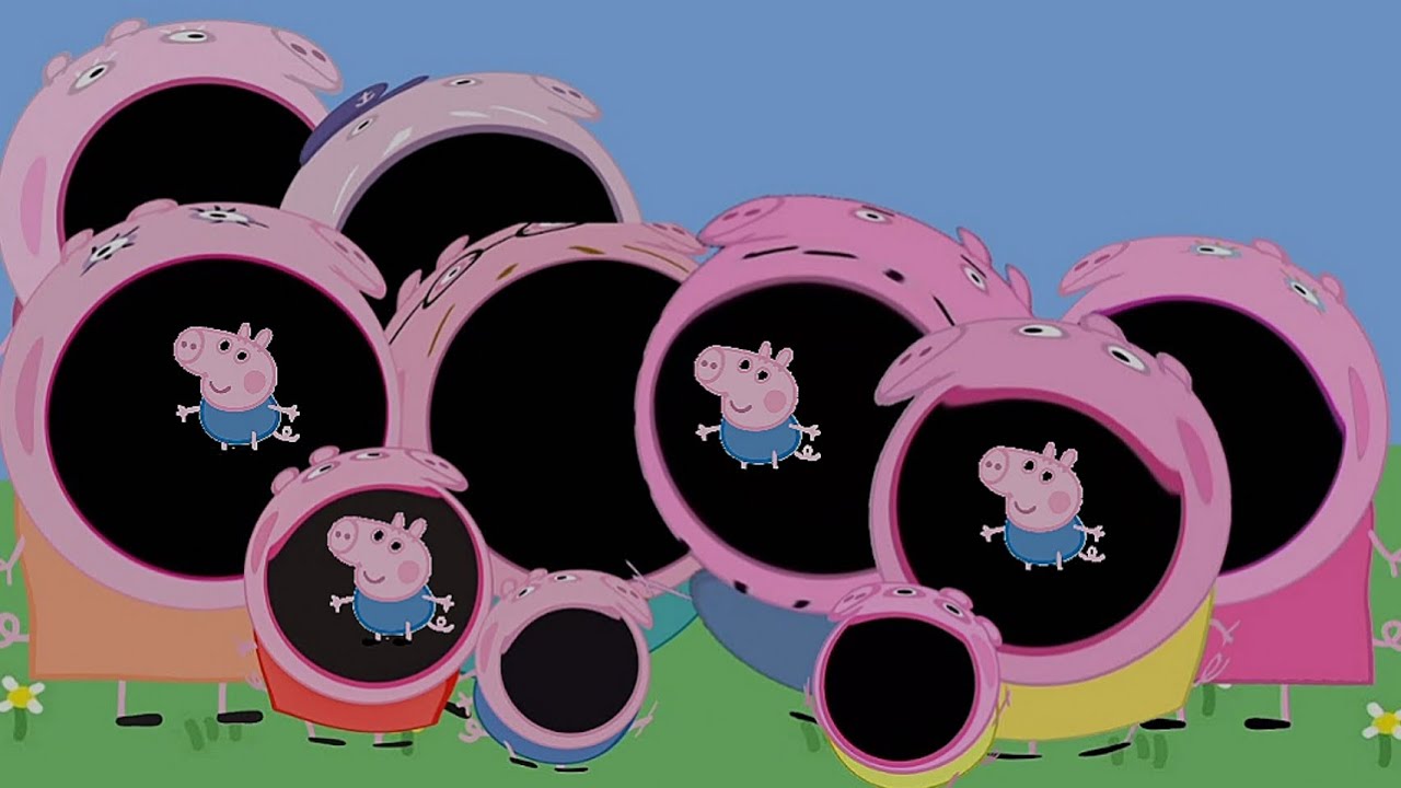 The entire Peppa Pig family pop together - YouTube
