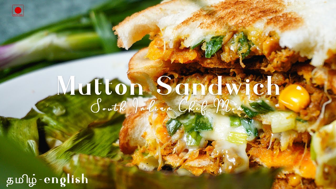 Steamed Mutton Sandwich in Banana Leaf | Mutton Sandwich Recipe ...