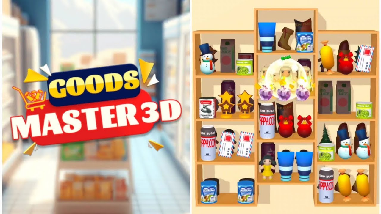 Goods Master 3D gameplay levels 54-57/ The Shop Is Open! - YouTube