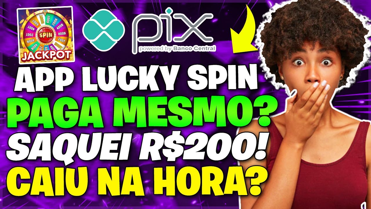 LUCKY SPIN PAGA MESMO? SAQUEI R$200,00 LASCA? VEJA REAL DO LUCKY SPIN! LUCKY SPIN - YouTube