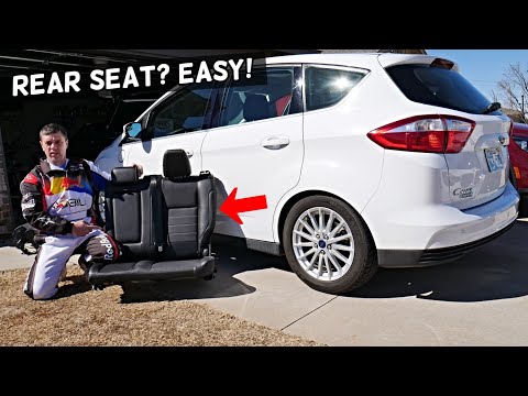 FORD C-MAX REAR SEAT REMOVAL REPLACEMENT, HOW TO REMOVE REAR SEAT