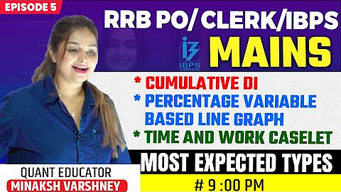 RRB PO/ CLERK IBPS CLERK/ SBI Mains Playlist By Minakshi Varshney - YouTube