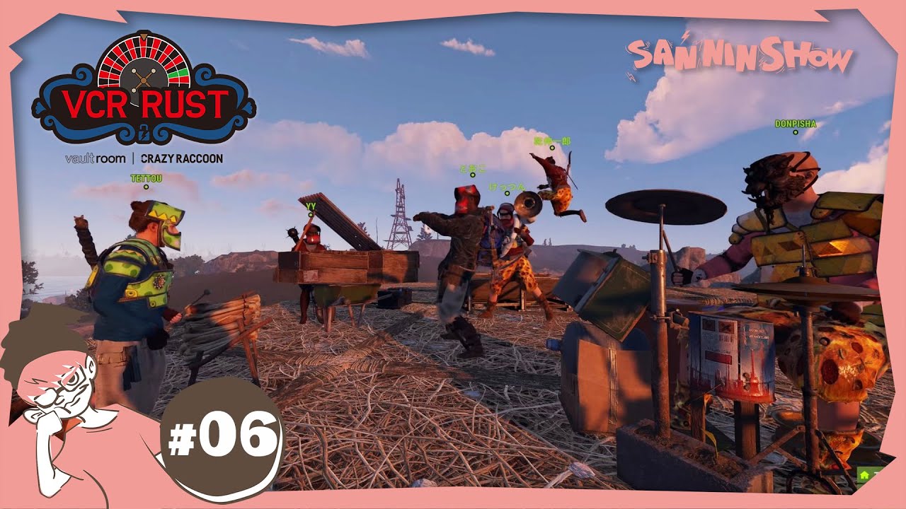 #6 約一週間サバイバル生活【VCR RUST(DAY6)】視点：ぺちゃんこ - YouTube