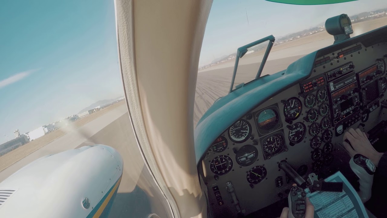 PA34 Takeoff - YouTube
