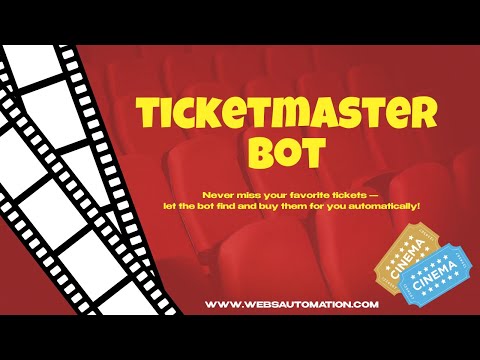 🎟️ Introducing Ticketmaster Bot (English Version) – Your Ultimate Ticket Sniping Assistant! 🎟️