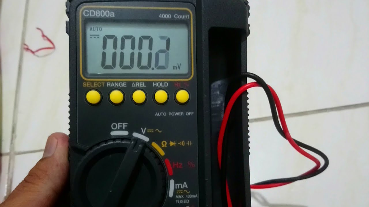 Pengenalan Multimeter Digital Sanwa - YouTube