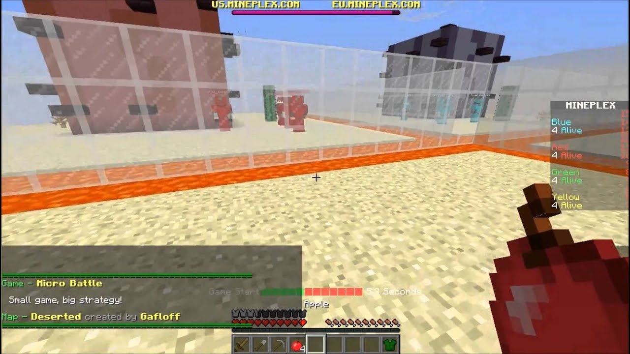 Minecraft Micro Battles kit reviews #2- worker - YouTube