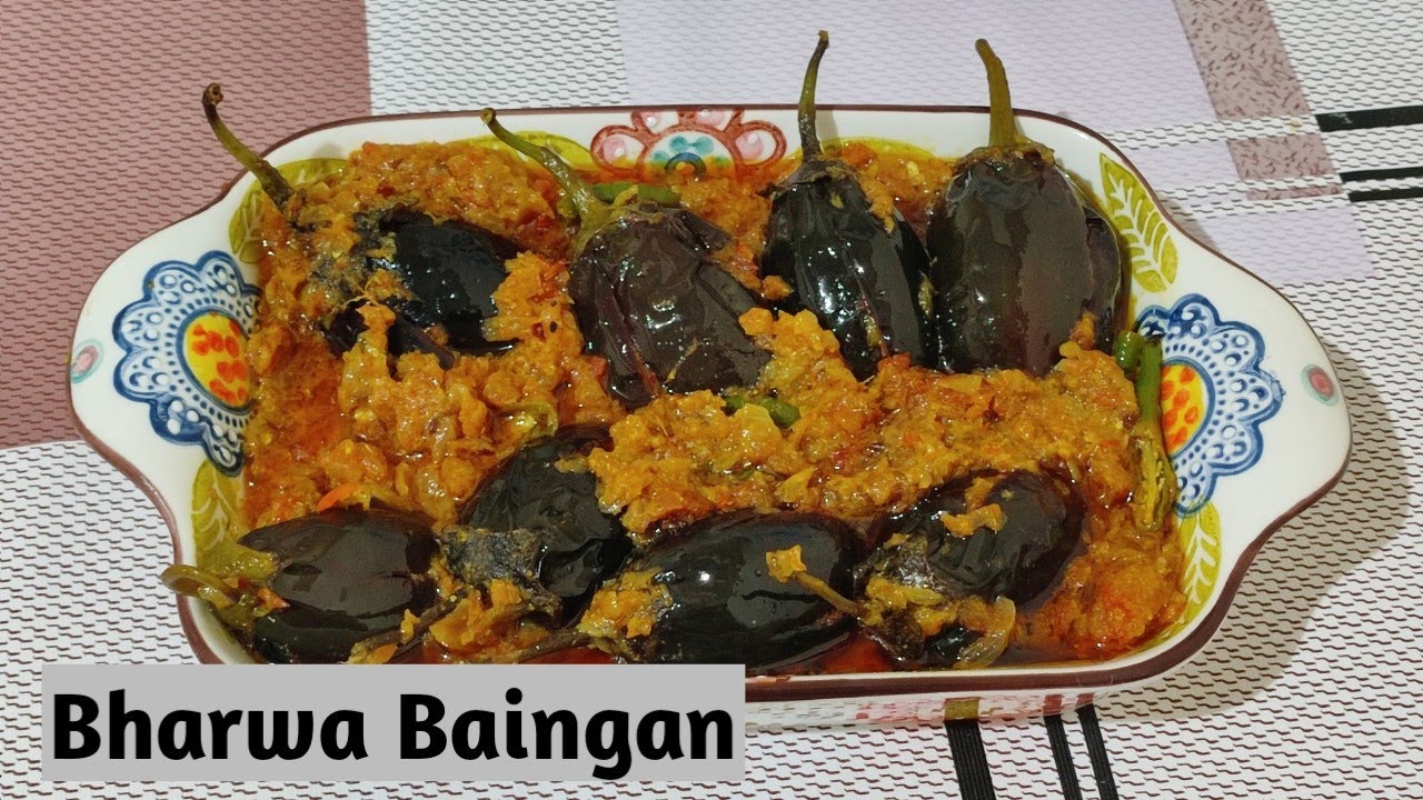 Bharwa Baingan recipe/Stuffed Eggplant by Cooking with Maheeen - YouTube