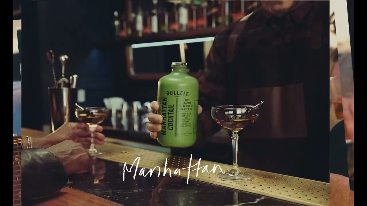 Bulleit Manhattan Crafted Cocktails :15 - YouTube