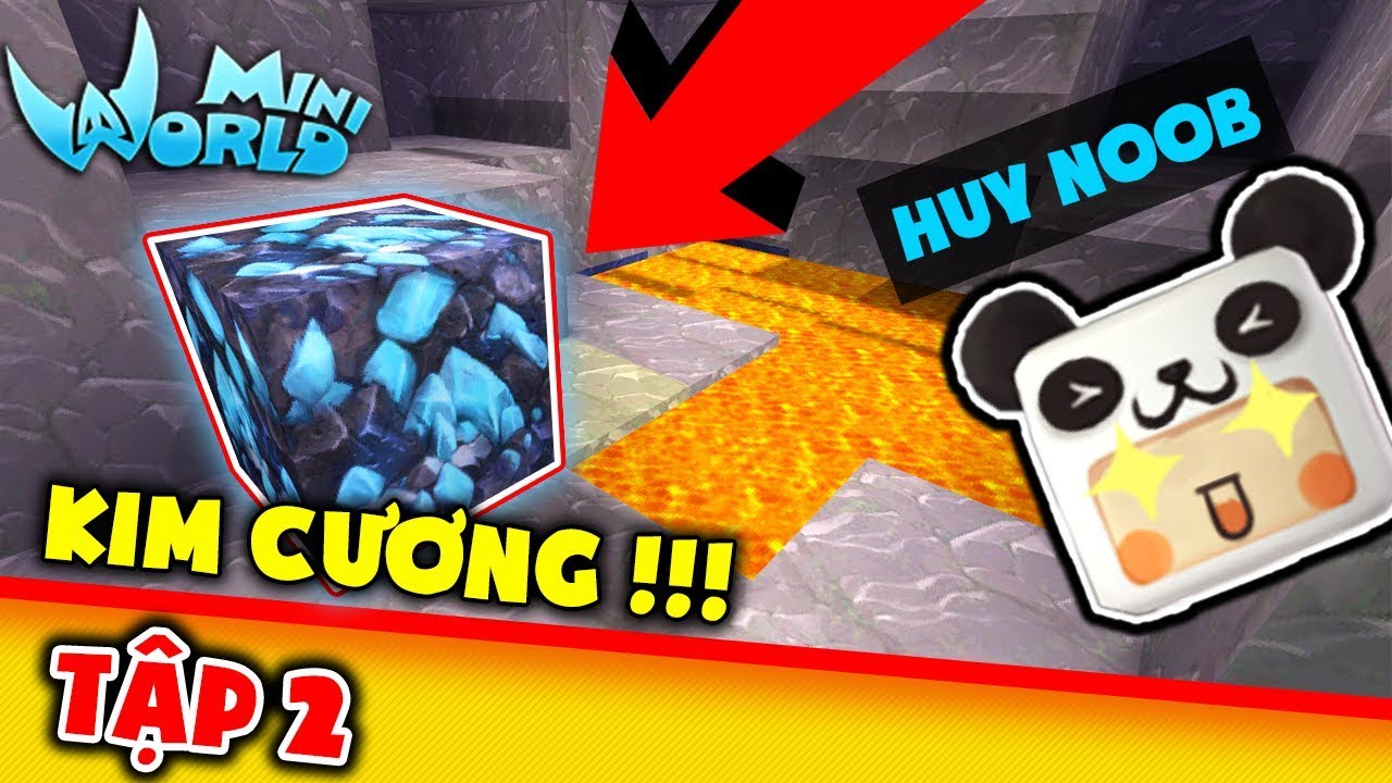 Mini World : Block Art Tập 2 * ĐI ĐÀO HANG VÀ CÁI KẾT !!! * HUY NOOB ...