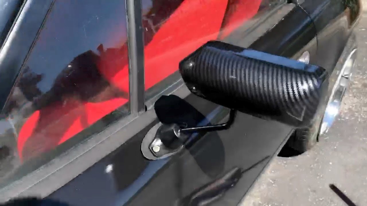 How to install F1 mirrors on a Miata - YouTube