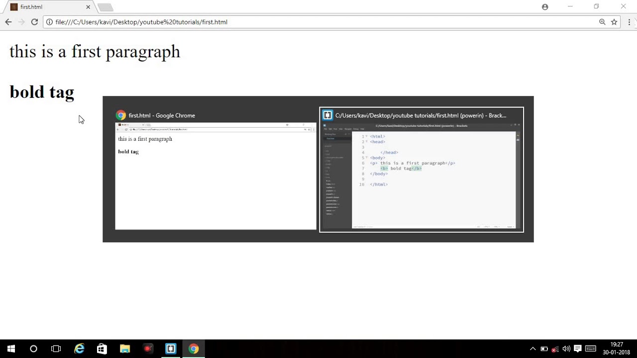 HTML text formatting tags - YouTube