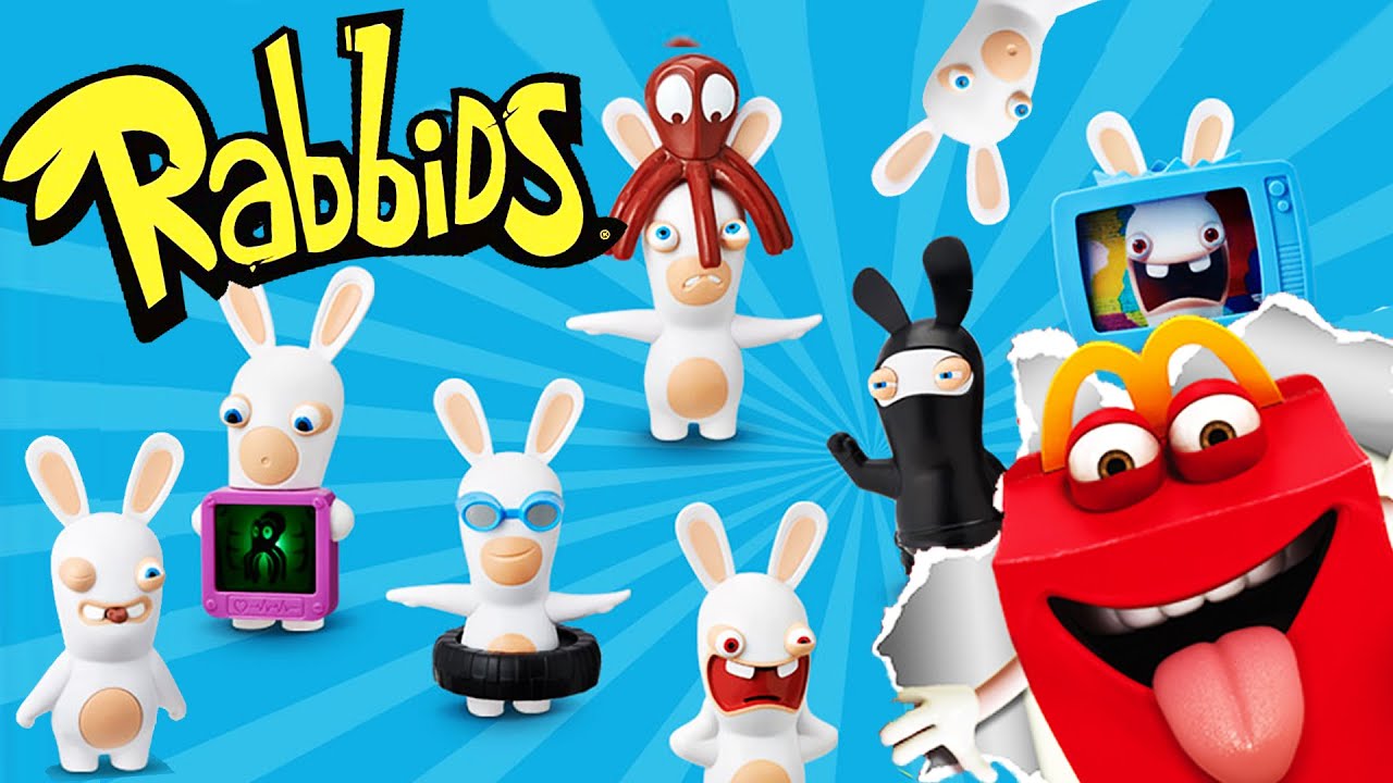McDonalds Rabbids 2015 Happy Meal Toys - YouTube