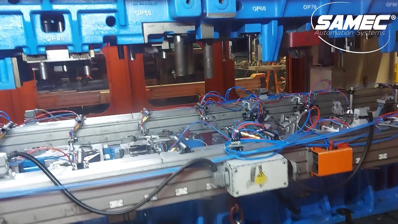 TRY-OUT TRANSFER PRESS TOOLING - YouTube