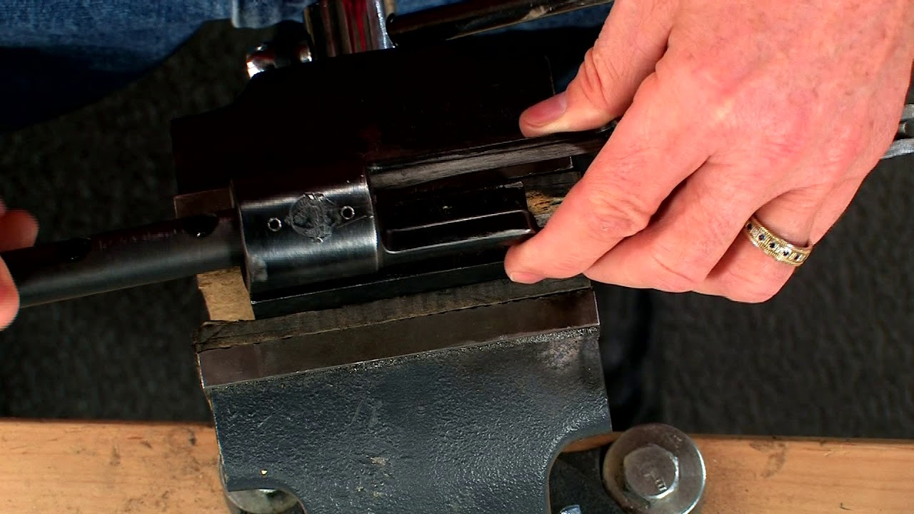 How To Chase Out The Receiver Threads On A Mauser 98 Bolt Action Rifle